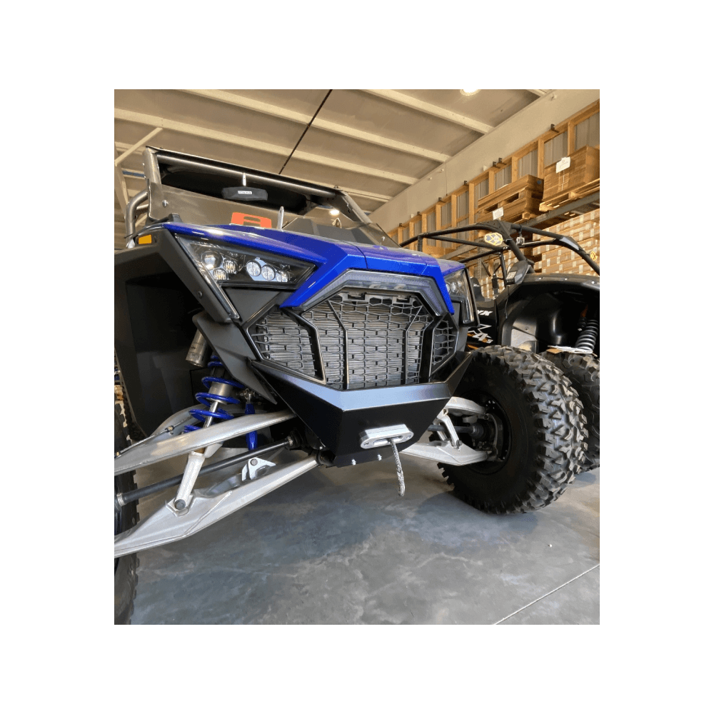 Polaris Pro R Steel Front Bumper with Winch Mount | Dunes 2 Dezert SXS
