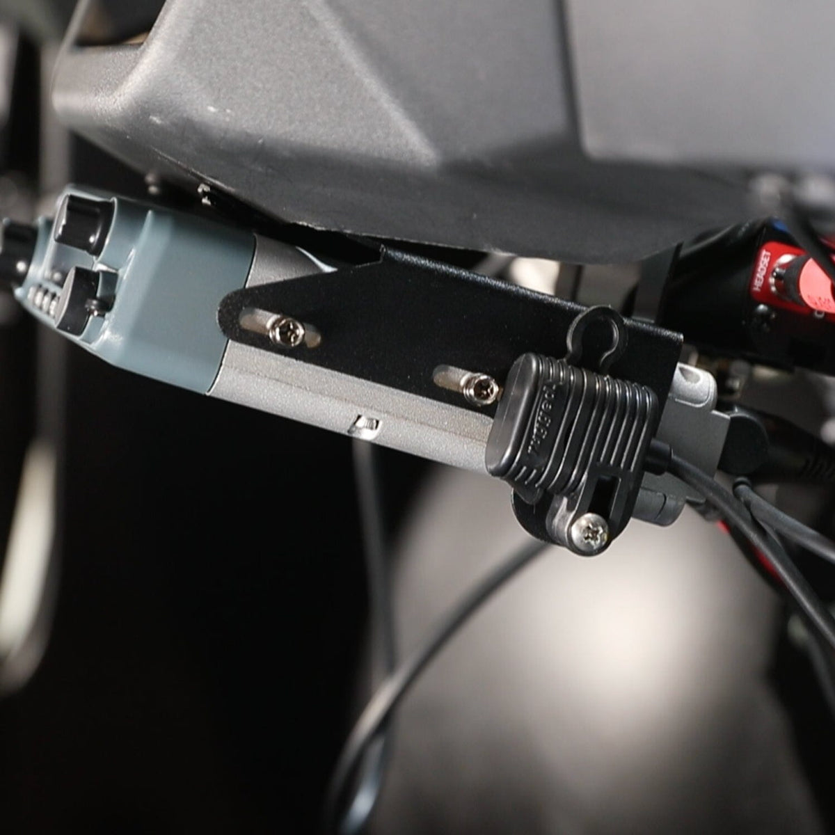 Polaris RZR XP - Radio and Remote Head Intercom Mount | Dunes 2 Dezert SXS